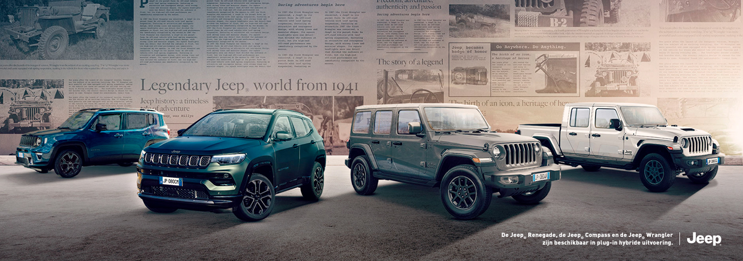 Jeep® - Brochure downloaden | Prijslijst nieuwe SUV | Jeep.nl