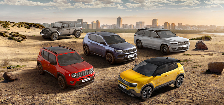 Jeep®Grote SUV's en 4x4's: Ontdek alle modellen | Jeep® BE