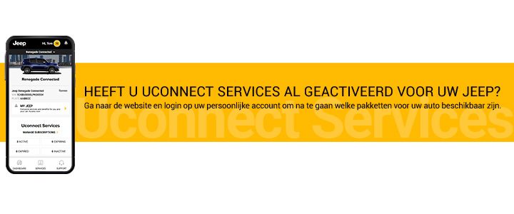 Jeep® | Connected Services | Uconnect services | Mopar | Jeep.be