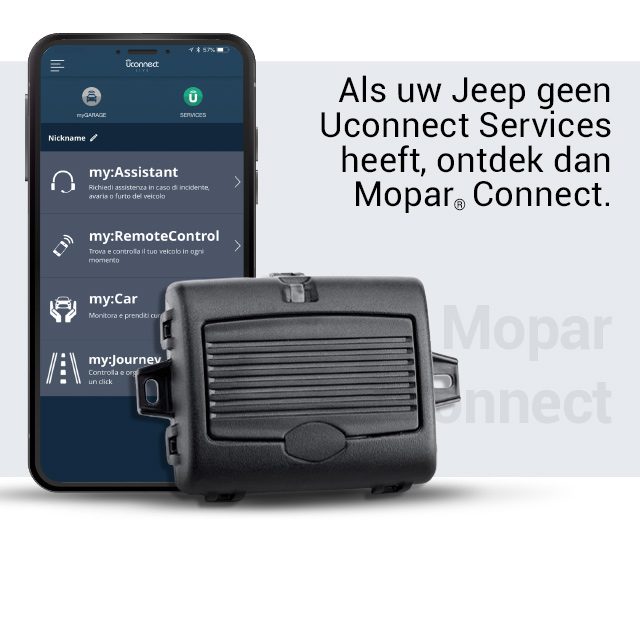 Jeep® | Connected Services | Uconnect services | Mopar | Jeep.be